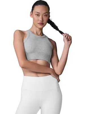 alo yoga Micro Waffle レギンス・クロップドタンクSET US